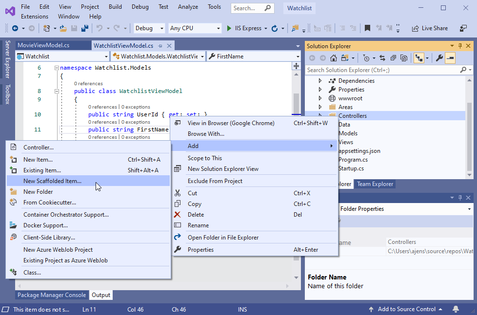 Scaffold Your Mvc Application Layers Kick Start Your Mvc Application